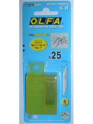 Olfa Replacement Blades For Ak1/5B & Ak4, 25 Count – N. Jefferson Ltd.