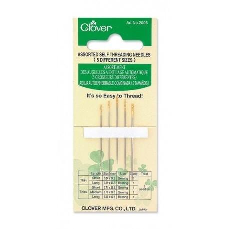 Clover Self Threading Hand Sewing Needles, Assorted Sizes – N. Jefferson Ltd.