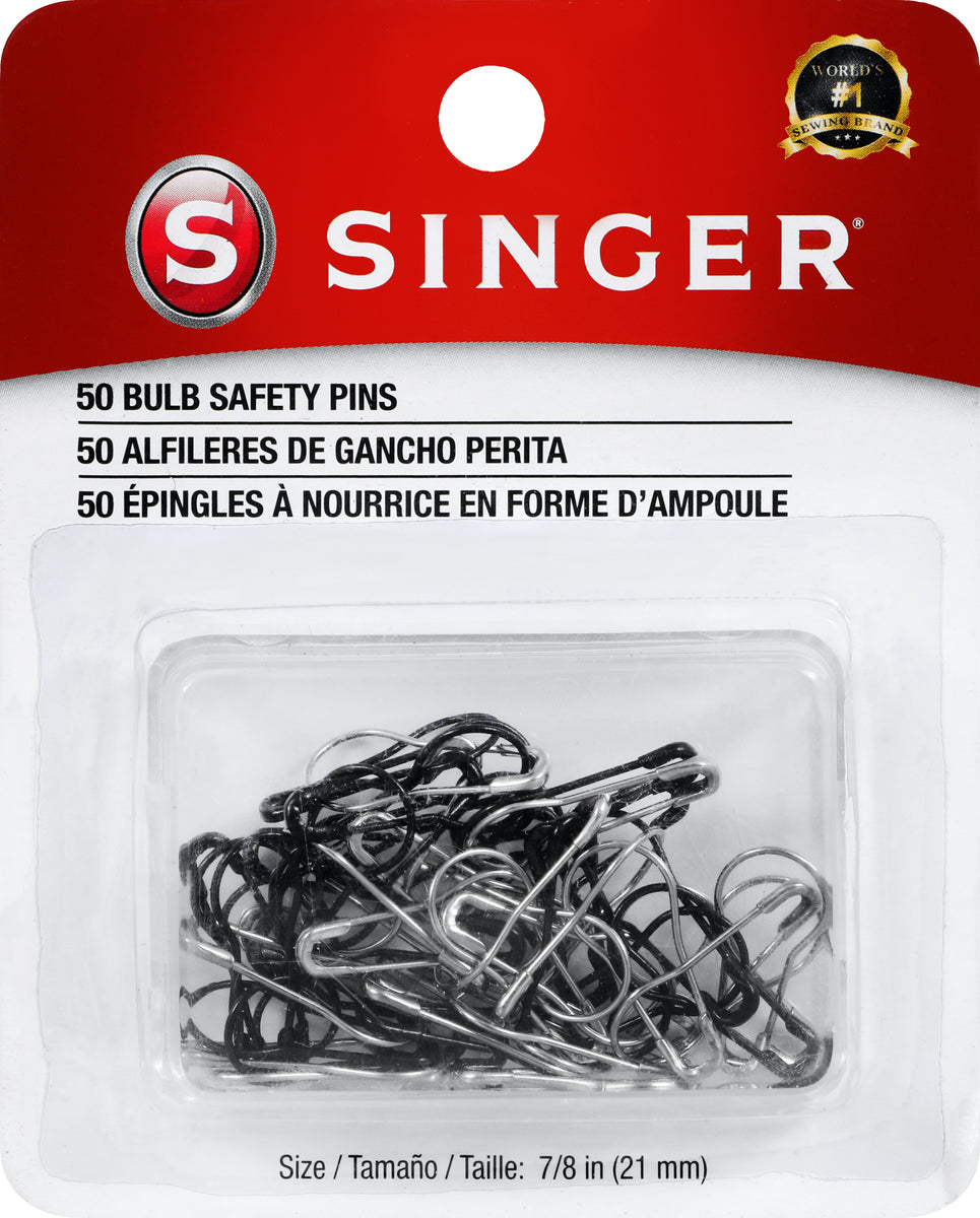 Bulb Safety Pins, 21mm (7.8"), 50PC – N. Jefferson Ltd.