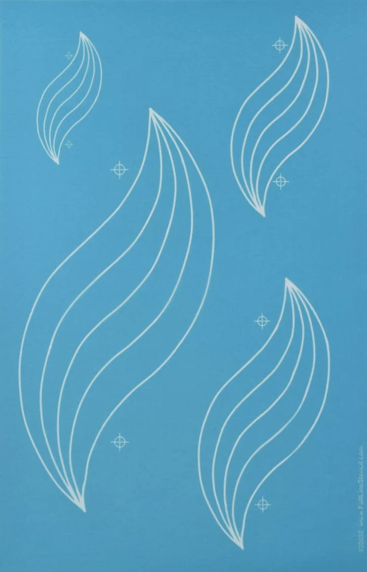 Hancy Creations North Wind Stencil by Patty Clayton, Includes 5.75", 3 ...