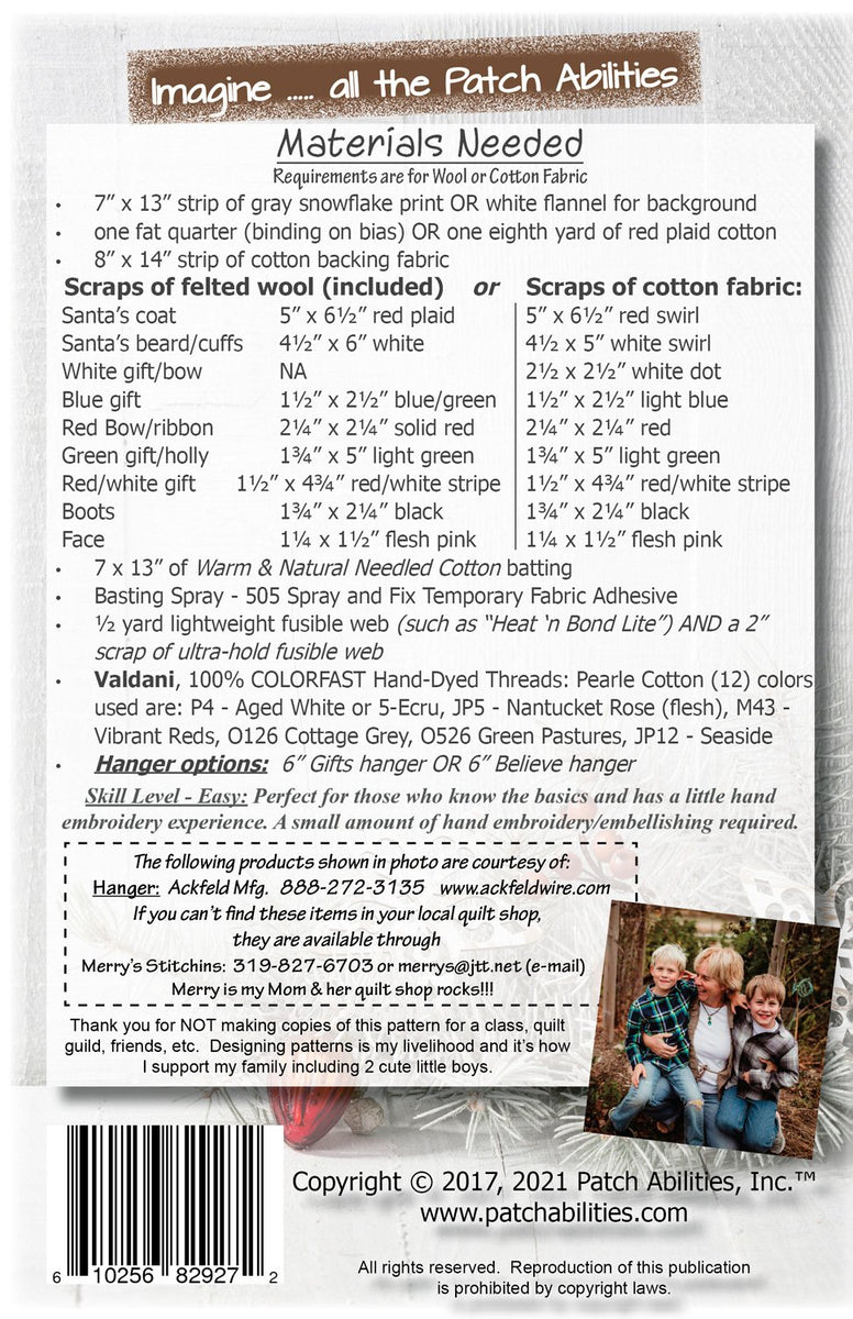 Vintage Santa Pattern – N. Jefferson Ltd.