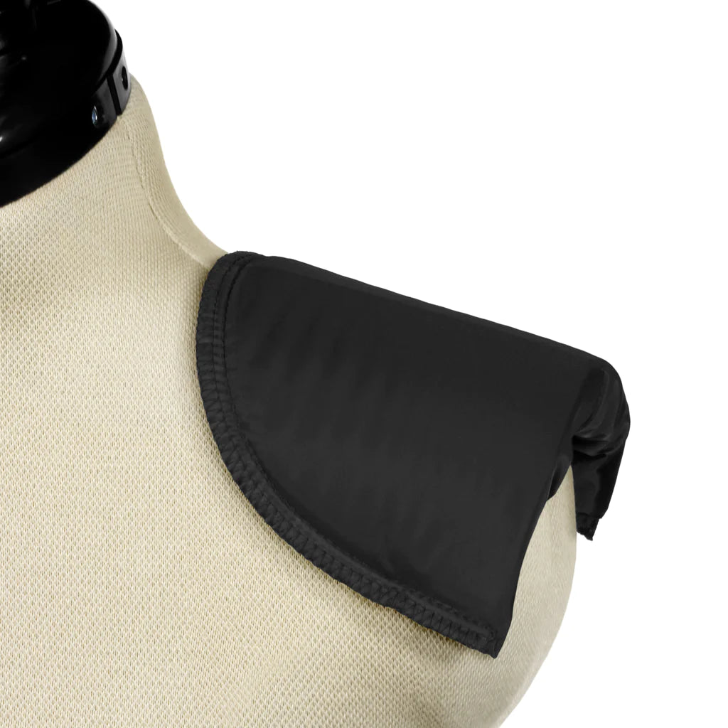 1" Covered Set-in Shoulder Pads, Black – N. Jefferson Ltd.