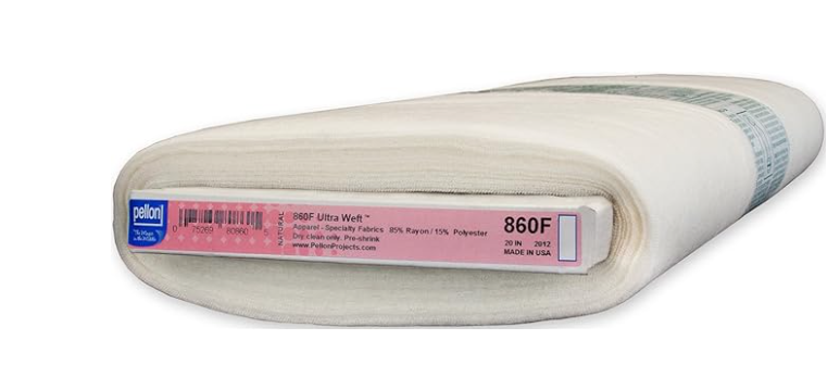 Pellon Ultra Weft Insertion Fusible Interfacing, Natural, 51cm x 22.9M ...
