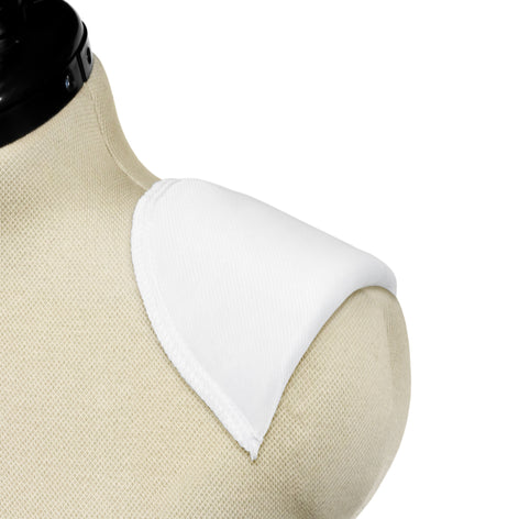 1/2" Covered All-Purpose Shoulder Pads, White – N. Jefferson Ltd.
