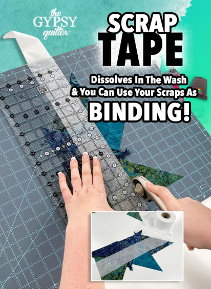 Gypsy Quilter Scrap Tape 2-1/2in x 25yds – N. Jefferson Ltd.