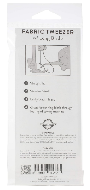 Fabric Tweezer 3.5" Rainbow – N. Jefferson Ltd.
