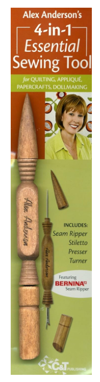 Alex Andersons 4-In-1 Essential Sewing Tool (Stitch Ripper, Stiletto ...