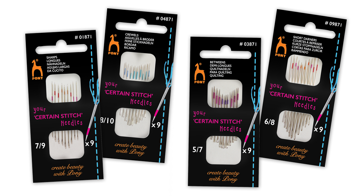 PONY - Certain Stitch - Sewing Needles – N. Jefferson Ltd.
