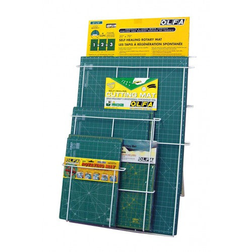 Olfa Mat Rack Display Free with purchase of 5 mats each size – N ...