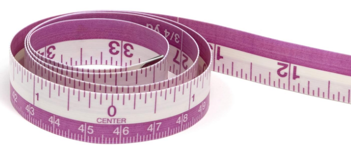 Flexible Yardstick (Tape Measure), 36' Length, Zero Centre – N ...