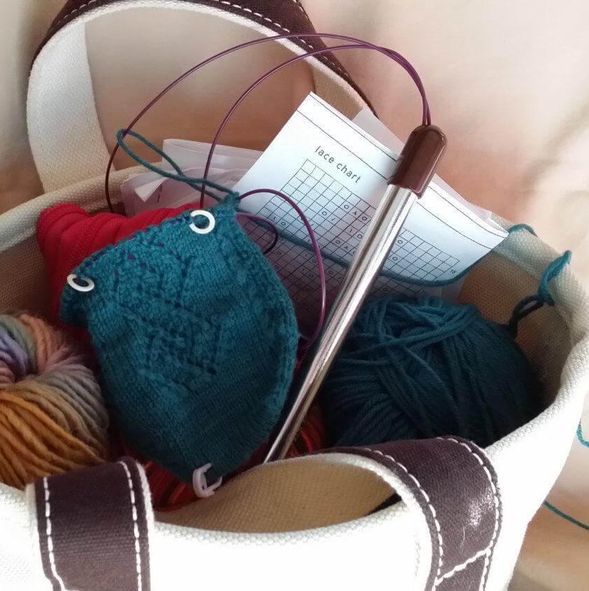 Knitting Needles Keeper (Needle Keepers), DOUBLE CAPPED, Assorted Colo ...