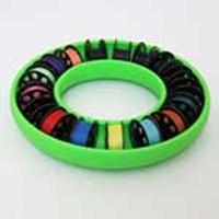 Bobbin Saver (Lime), 1" Class M Bobbins - Bobbins Not Included (Longar ...