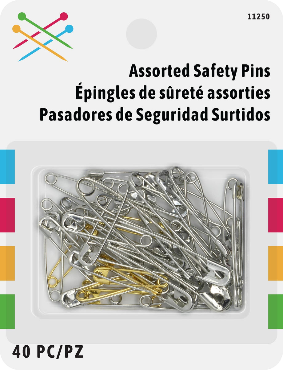 Safety Pin Assorted 40pc – N. Jefferson Ltd.