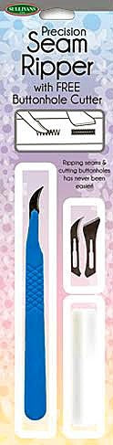 Sullivans Precision Seam / Stitch Ripper with FREE Buttonhole Cutter ...
