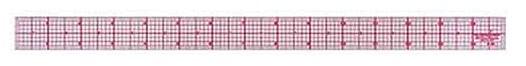 Westcott C-THRU (Transparent) 8ths Beveled Graph Ruler 15" x 1" – N ...