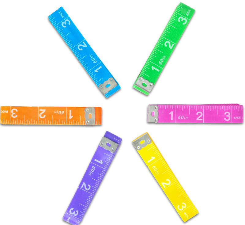 60" Tape Measure, Assorted Colors – N. Jefferson Ltd.