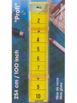 Tape Measures With cm And Inch Scale, Profi Fibre Glass - 100" - 254cm ...