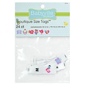 Babyville Boutique Size Tags, Girl Designs – N. Jefferson Ltd.