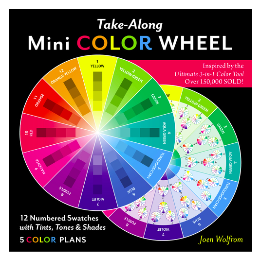 Take-Along Mini Colour Wheel: 12 Numbered Swatches with Tints, Tones ...