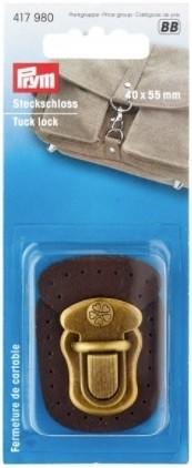 Tuck Lock, 40MM x 55MM, Antique Brass – N. Jefferson Ltd.