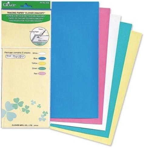 Clover Tracing Paper With Wax, Chacopy Carbon Paper, 5 Sheets – N ...