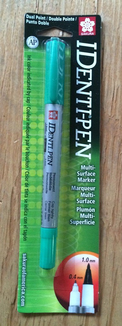 Identi-Pen Dual Point Green Permanent Ink, Water Proof – N. Jefferson Ltd.