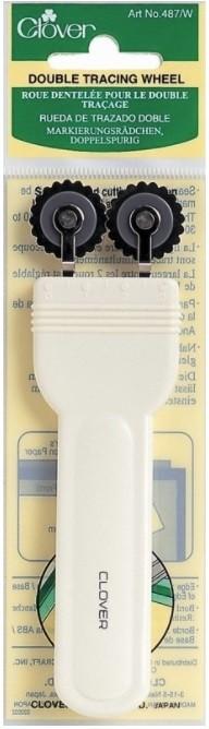 Clover Double Tracing Wheel/White Plastic – N. Jefferson Ltd.