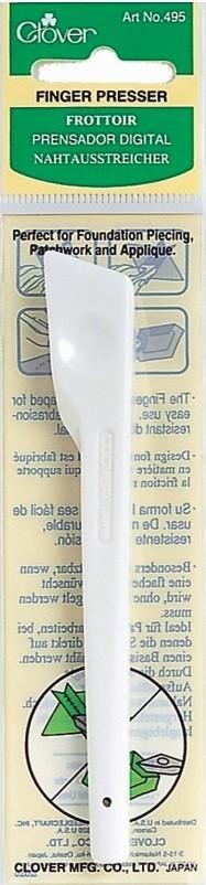 Clover Finger Presser, White – N. Jefferson Ltd.