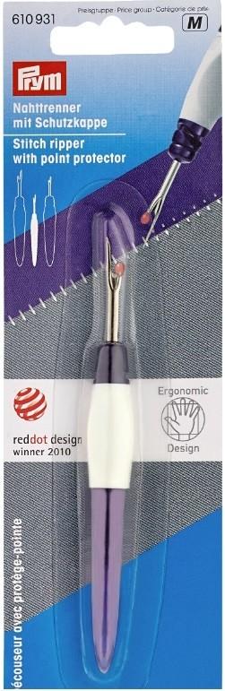 Prym Seam / Stitch Ripper With Point Protector, Ergonomic Design, Smal ...
