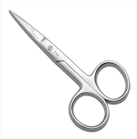 Heavy Duty Large Ring Micro Serrated Scissors, 4.5" – N. Jefferson Ltd.