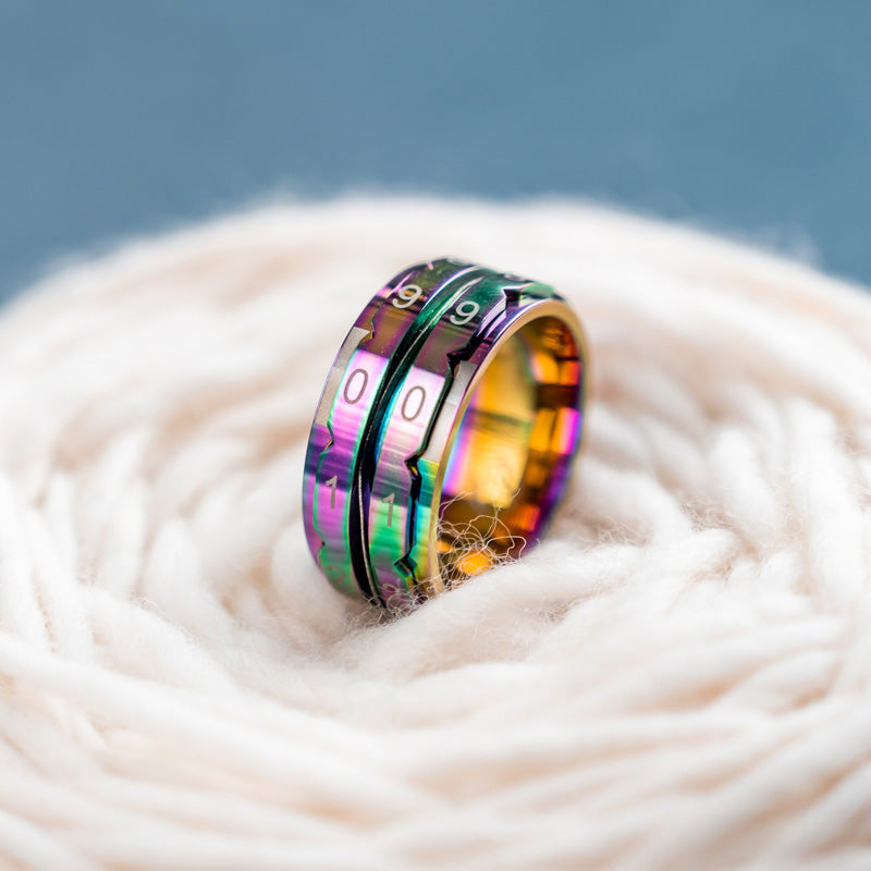 Knitter's Pride Knitter's Pride Row Counter Ring in Rainbow #800424 – N ...