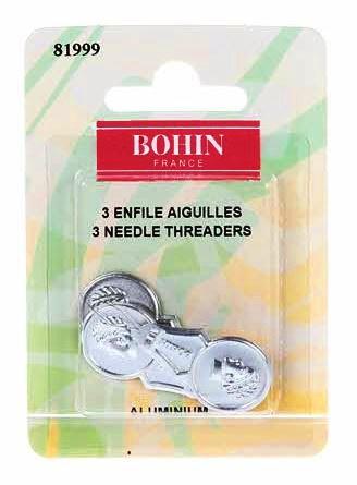 Bohin Needle Threader, Aluminum, 3pc. – N. Jefferson Ltd.