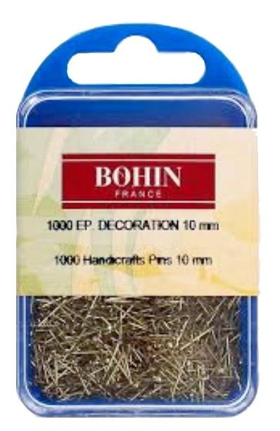 Bohin Handicraft Pins 10mm Gilded, 1000pc – N. Jefferson Ltd.