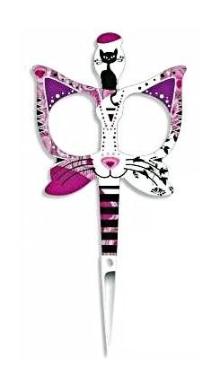 Bohin Scissors "Cats" Embroidery Scissors, Assorted Colours, 90mm (3.5 ...