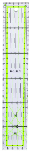 Bohin Metric Quilting Ruler, 5cm x 30cm – N. Jefferson Ltd.