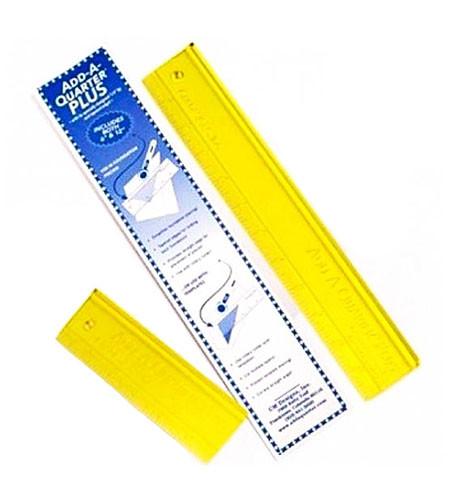 Add-A-Quarter Plus Ruler Combo Pack (6" & 12") – N. Jefferson Ltd.