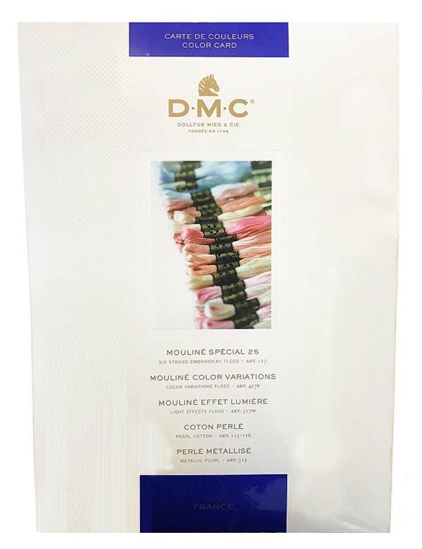 DMC Colour Card - Contains Real Thread/Embroidery Floss Samples (454 C ...