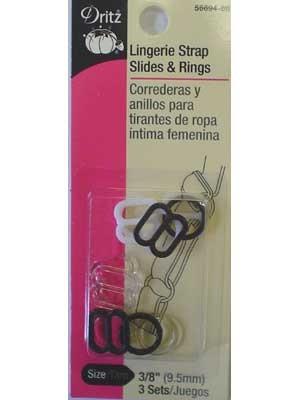 Lingerie Strap Slides & Rings – N. Jefferson Ltd.