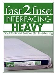 Fast2Fuse, Heavy Weight Double-Sided Fusible Stiff Interfacing, 20" x – N. Jefferson Ltd.