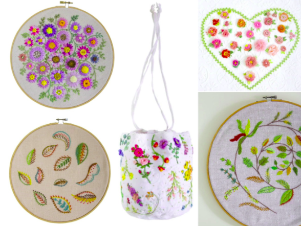 Foolproof Flower Embroidery: 80 Stitches & 400 Combinations in a Varie ...