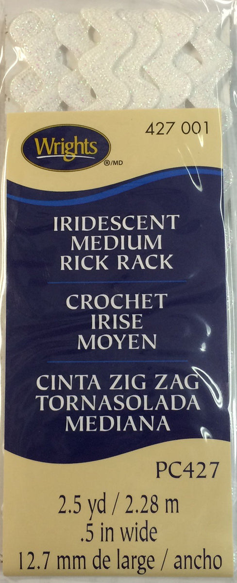 Medium Rick Rack Iridescent 2.28M – N. Jefferson Ltd.