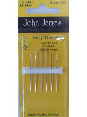 John James Easy Threading Needles, Assorted, 6 Count – N. Jefferson Ltd.