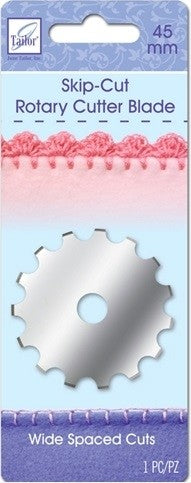 June Tailor Skip-Cut Rotary Cutter Blade, 45mm – N. Jefferson Ltd.