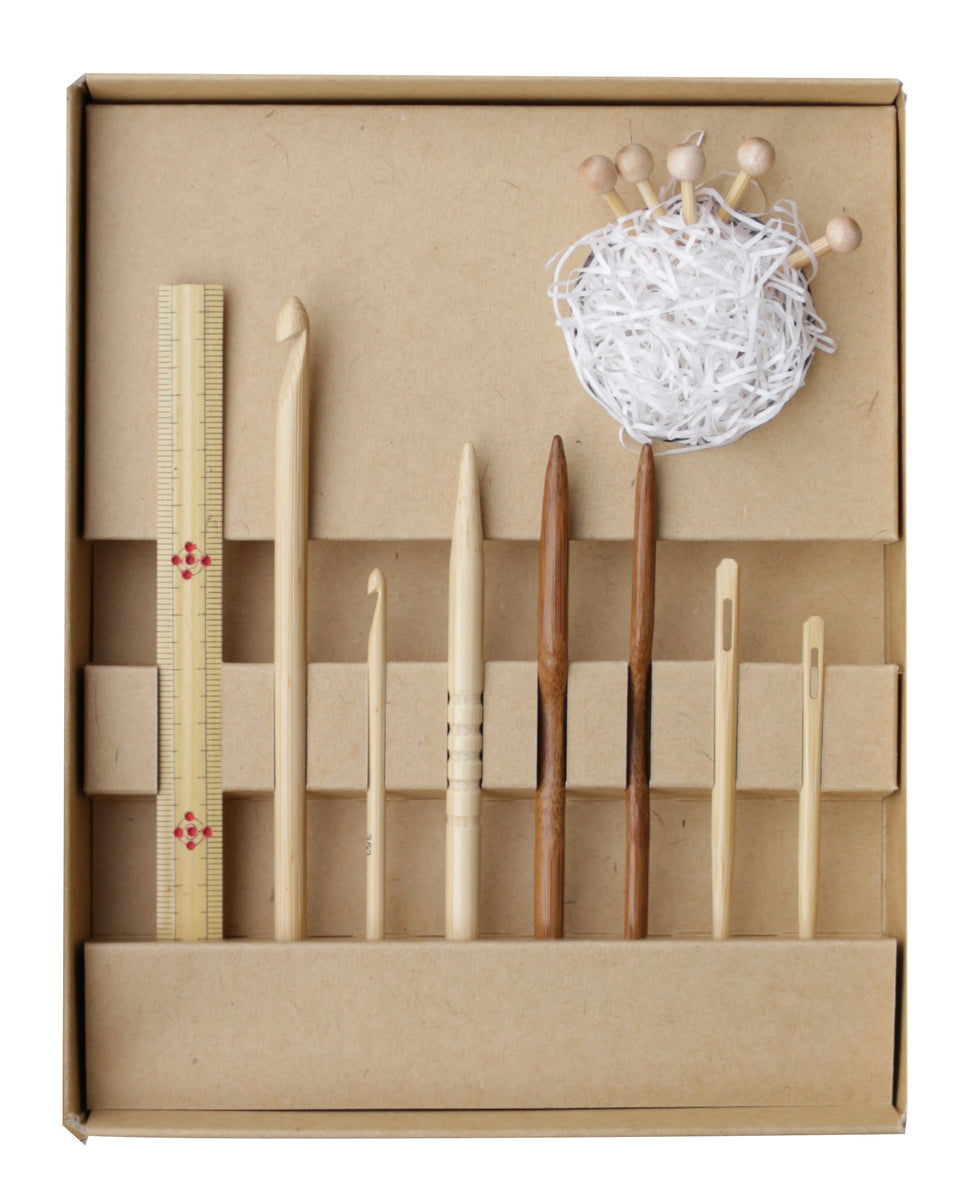 Kinki Amibari Shirotake & Koshitsu Bamboo Notions Gift Set – N ...