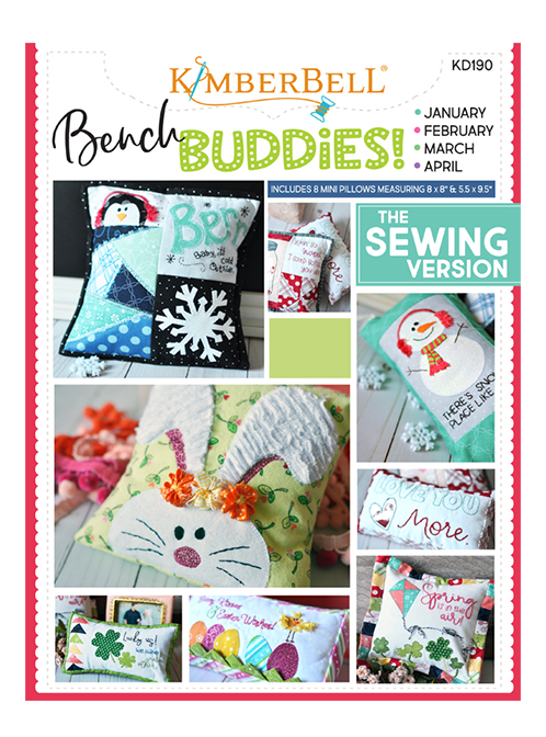 Kimberbell Bench Buddies Series (January, February, March, April) Sewi ...