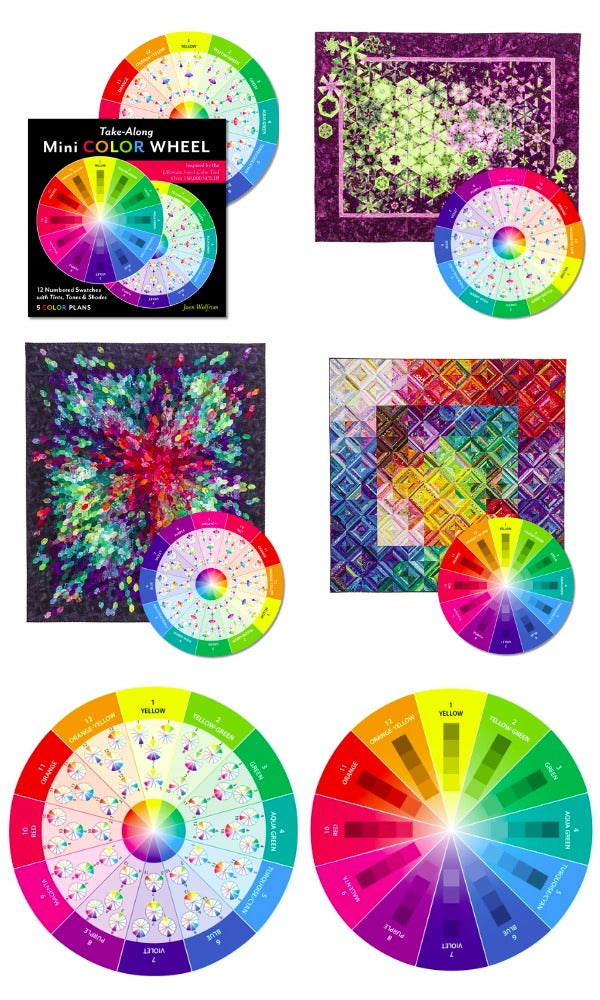 Take-Along Mini Colour Wheel: 12 Numbered Swatches with Tints, Tones ...