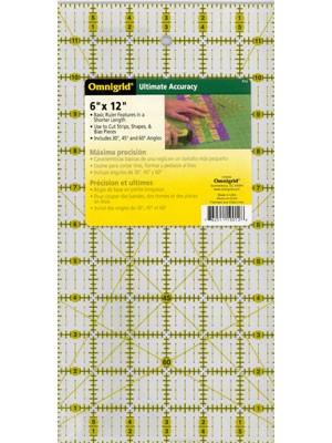 Omnigrid 6" x 12" Ruler – N. Jefferson Ltd.