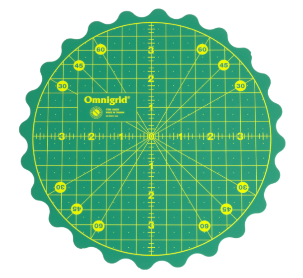 Omnigrid 360° Rotating / Rotary Cutting Mat, Small 8" – N. Jefferson Ltd.