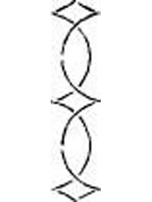 Stencil - Slim Dart Border 65mm – N. Jefferson Ltd.