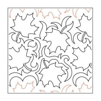 Maple Grove Pantograph Pattern, 15" Wide x 144" Long – N. Jefferson Ltd.
